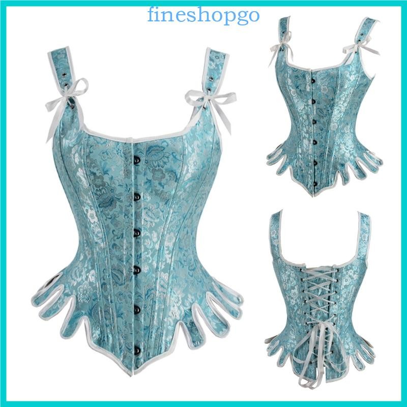 Fine Vintage Body Shaper Push Up Corset Vintage Jacquard Tied Corset ...