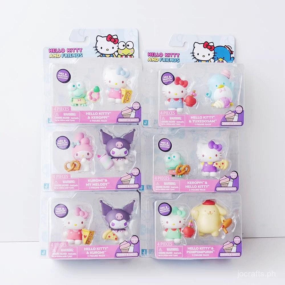 Sanrio Genuine hello kittyHello Kitty Friends Figurine Garage Kits Clow ...