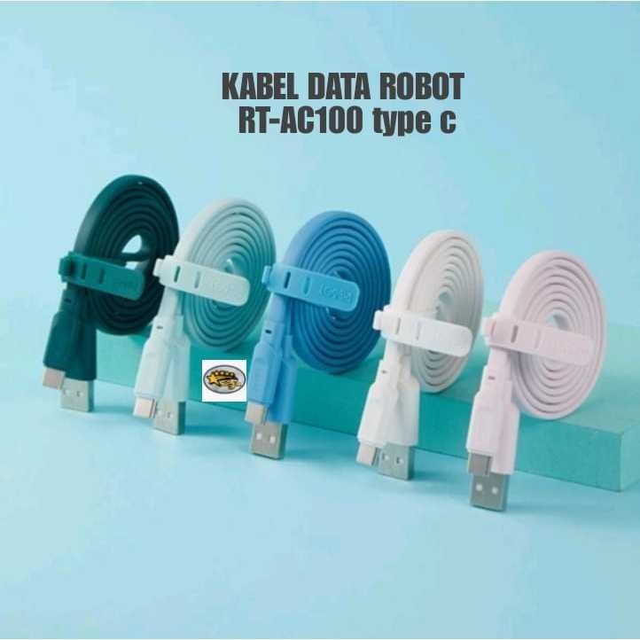Robot Cable RT-AC100 Data Cable Type C 2.4A 1 M - RETAIL UNIT | Shopee ...