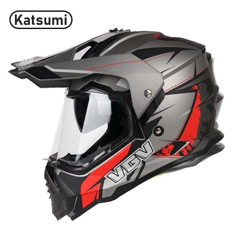 DOT & ECE Certified Adventure Off-Road Helmet - Lightweight, Full Face ...