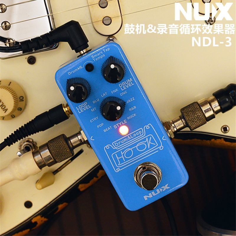 Nux NUX NDL-3 Recording Loop Effect Device Single Block Drum Machine ...