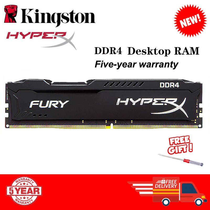 Kingston HyperX FURY DDR4 16GB 8GB 4GB 3200MHz 2666MHz 2400MHz 2133MHz PC4 Desktop RAM Memory ...