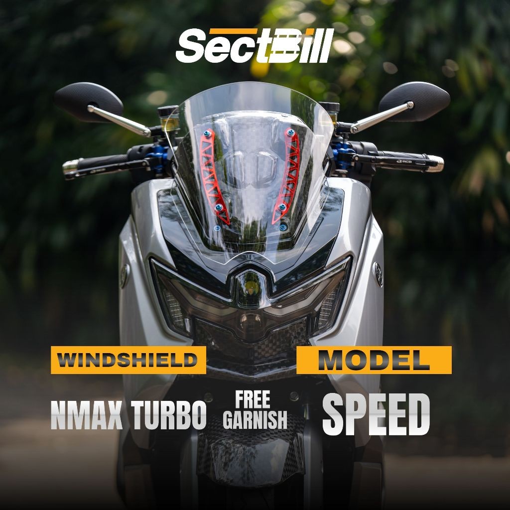NZAccessories Windshield NMAX TURBO SPEED Brand Sectbill | Shopee ...