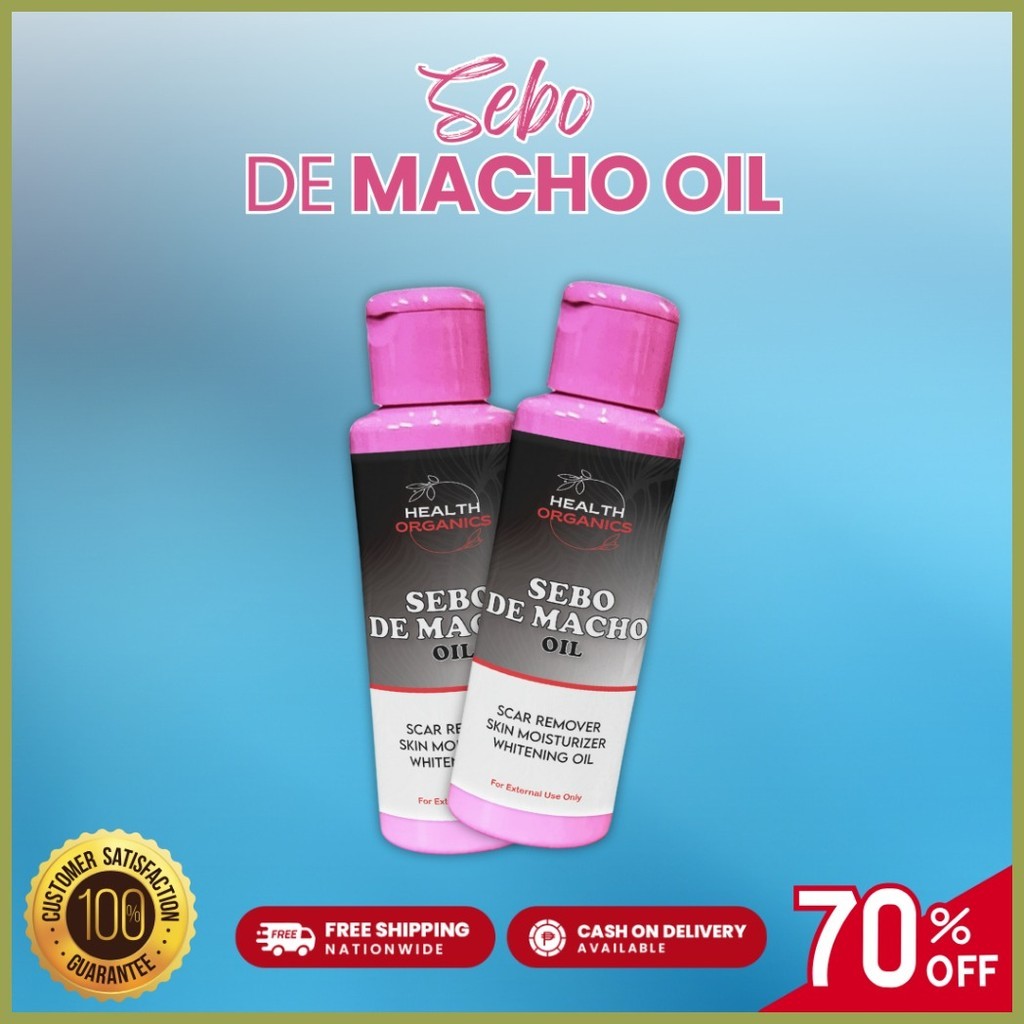 100% SEBO DE MACHO WHITENING OIL | Shopee Philippines