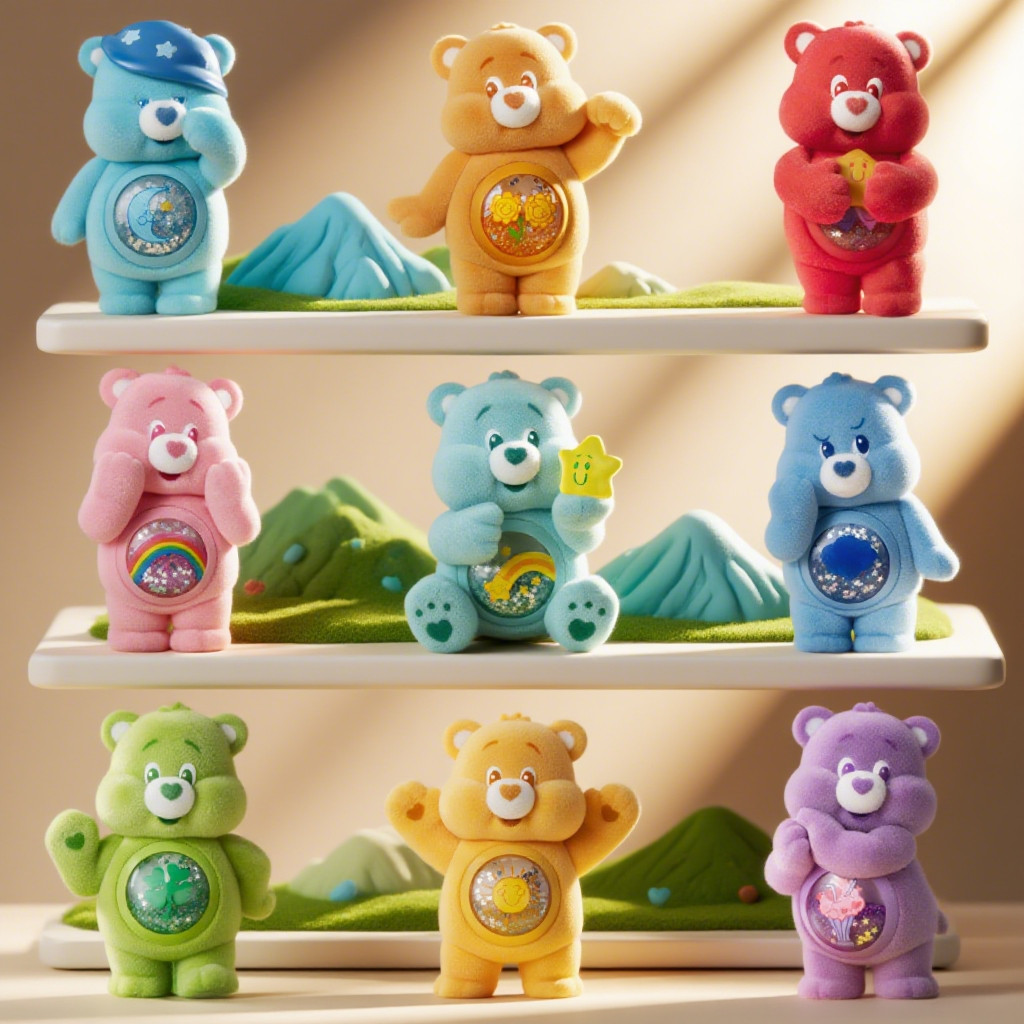 POPMART Care Bear Colorful Hug Series Mystery Box Trendy Play Figure ...