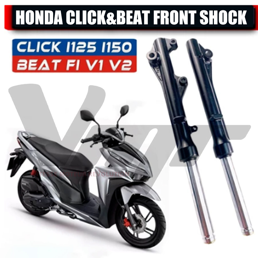 VMR Heavy Duty Steel Rubber Front Shock Absorber for Honda Click 125i ...