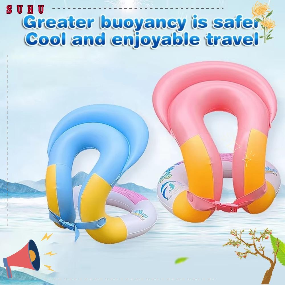 SUHU Inflatable Swimming Vest, Portable Double Air Bag Swim Ring, High ...