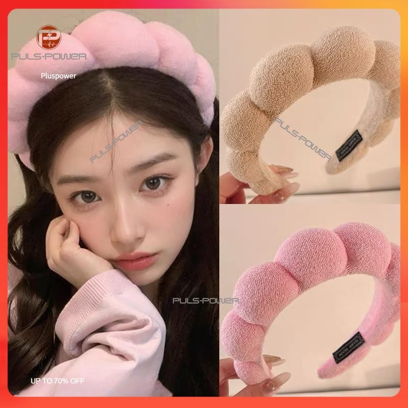 Pluspower.ph Candy color Sponge Cloud Sweet Headband High Skull Top ...