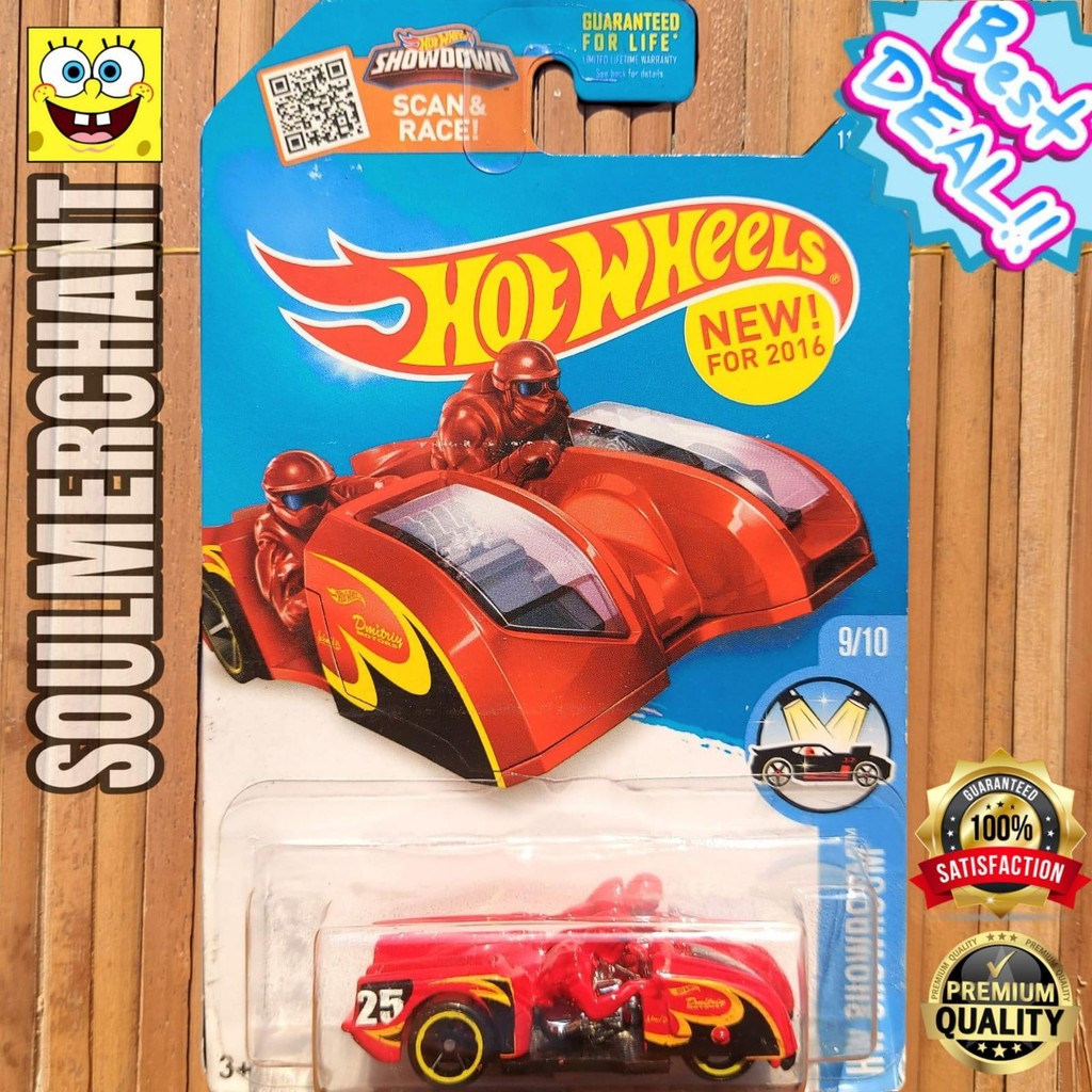 MERAH Hot Wheels Side Ripper Red Racing Car | Shopee Philippines