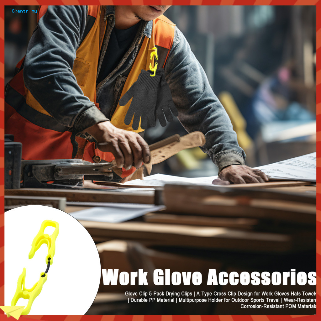 GH Work Glove Holder Multi-purpose Glove Clip Holder for Work Gloves ...