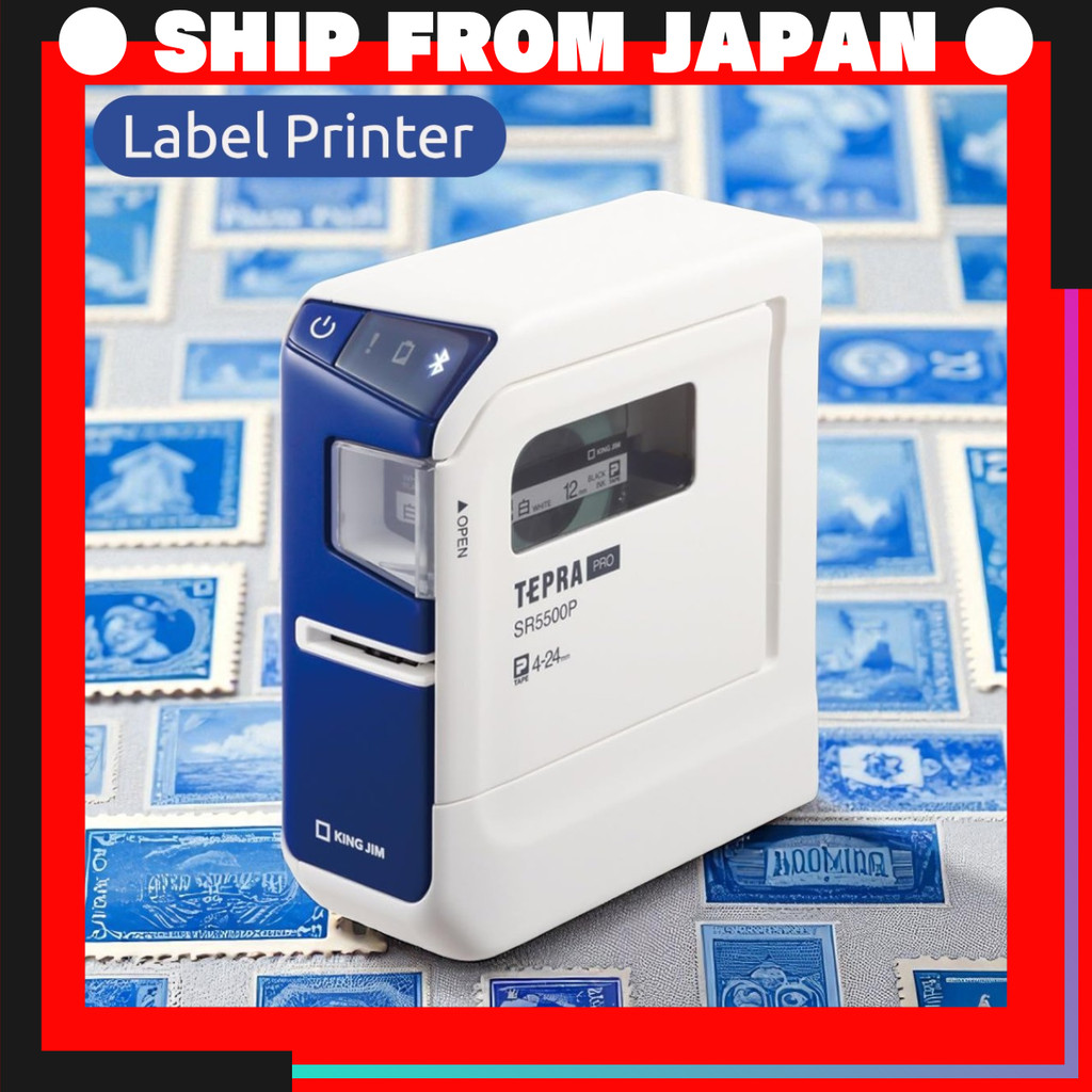 King Jim Tepra PRO SR5500P Label Printer - Japan 100V AC Adapter/ AA ...