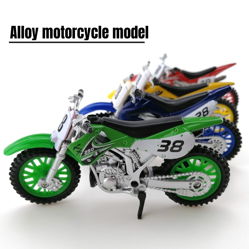 Motorcycle Model Simulated Alloy Motorcycle Model Sliding Toy Off-road ...