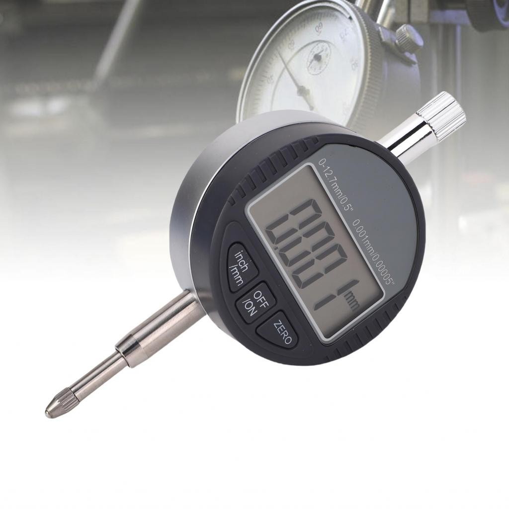 Ooidshop Digital Dial Indicator 5 Digits Reading 0-0.5 inch LCD Display ...