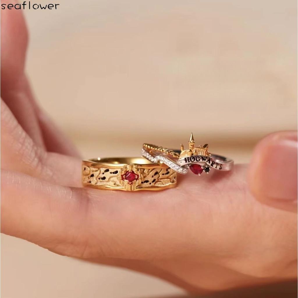 Harry Potter Eagle Ravenclaw Double Rings - Adjustable Anime Cosplay ...