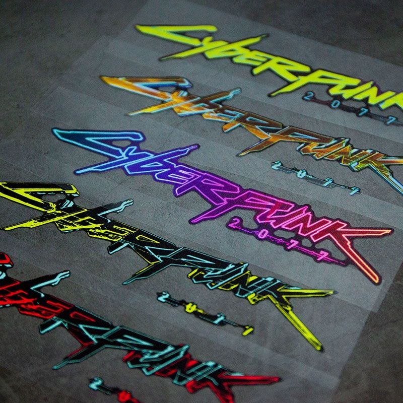 Cyberpunk 2077 Car Sticker Electric Vehicle Motorcycle Body Sticker ...