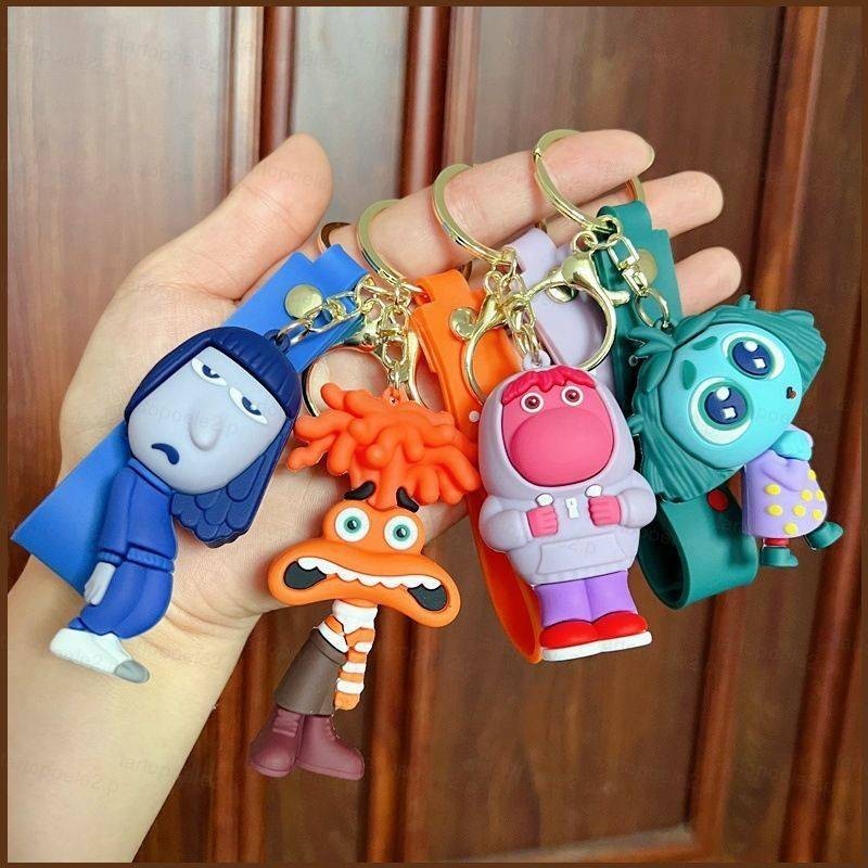 Kira 2024 Inside Out 2 Sadness Envy Embarrassment keychain key holder ...