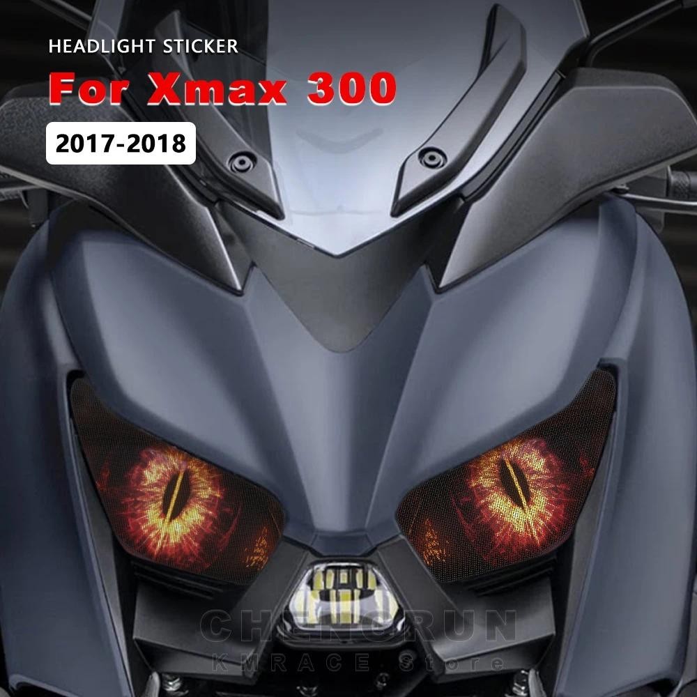 Headlight Sticker Waterproof Motorcycle Decals for Yamaha Xmax 300 ...