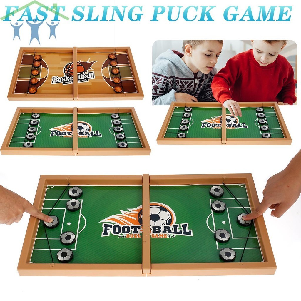 Fast Sling Puck Game Plastic Sling Football Board Game Foosball Winner ...