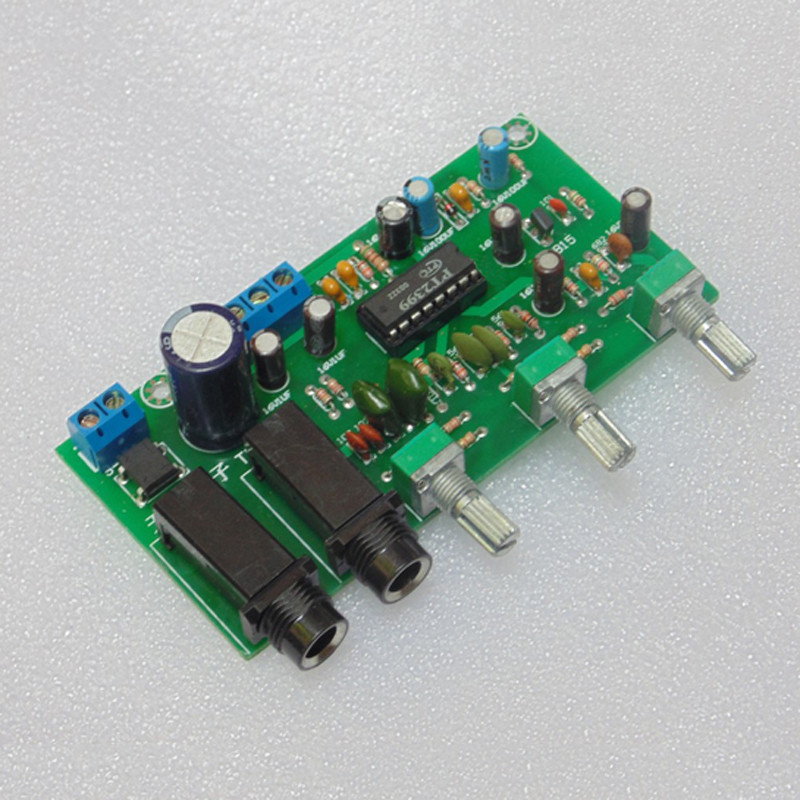 PT2399 Karaoke Microphone MIC Audio Preamplifier Reverb Board Module AC ...