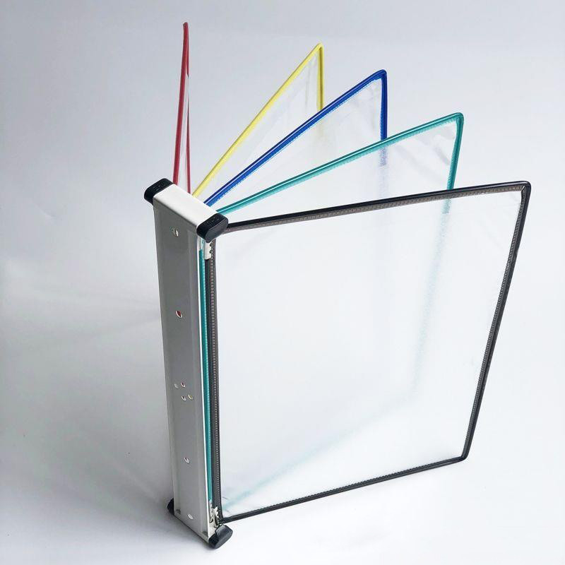 A4 5-Leaf 10-Leaf Loose-Leaf Folder Display Factor Wall-Mounted Flip ...
