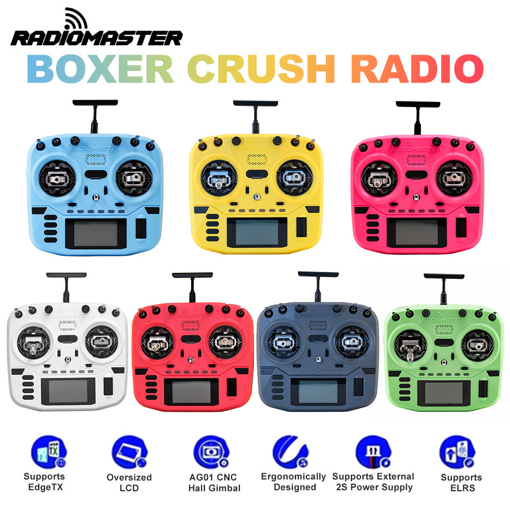 RadioMaster Boxer Crush Radio Transmitter 2.4G 16CH M2 ELRS Multi ...