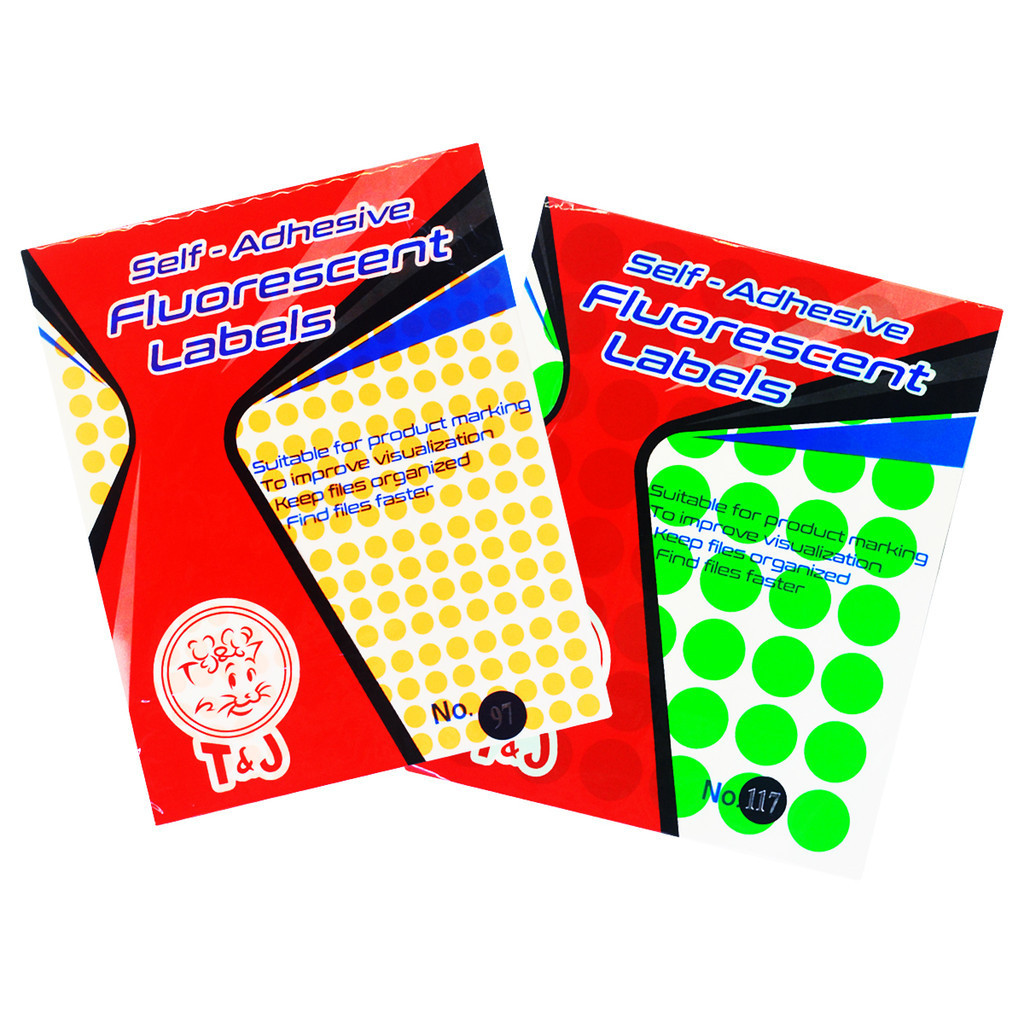 Tom & Jerry Dot Round Label Paper Colorful Dot Label Stickers | Shopee ...