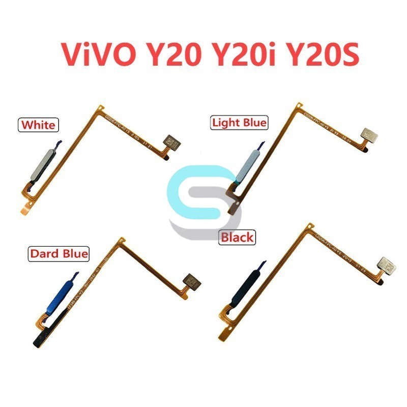 Finger print Fingerprint sensor power button flex For vivo Y20 20i Y12S ...