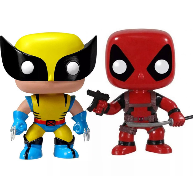 Marvel Deadpool Funko Pop Series Figure Movie Deadpool 3 Wolverine PVC ...