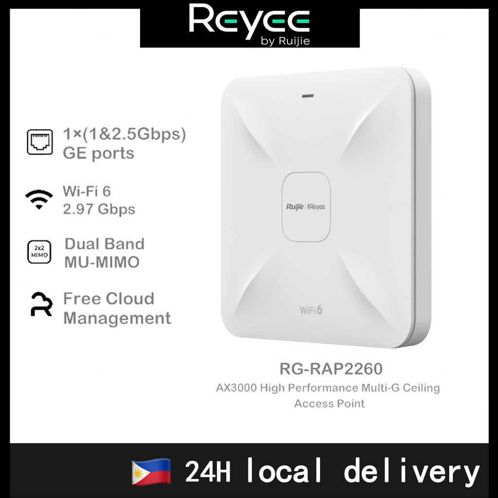 Ruijie Reyee RG-RAP2260 Reyee Wi-Fi 6 AX3000 High Performance Multi-G ...