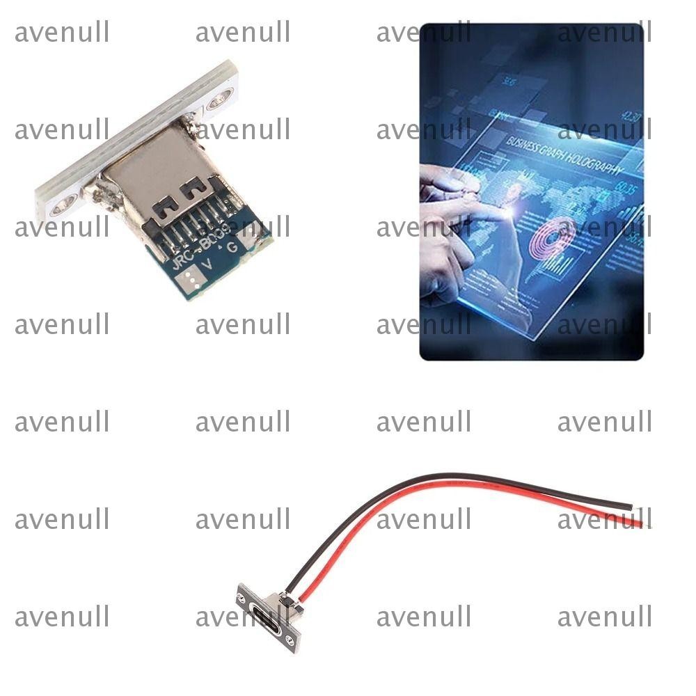 AVENULL USB Jack, Type-C 2Pin Female Connector Jack, High-quality Type ...