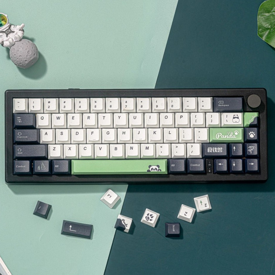 Panda PBT Keycaps 130key/set Cherry Profile Custom Keycaps for Gateron ...
