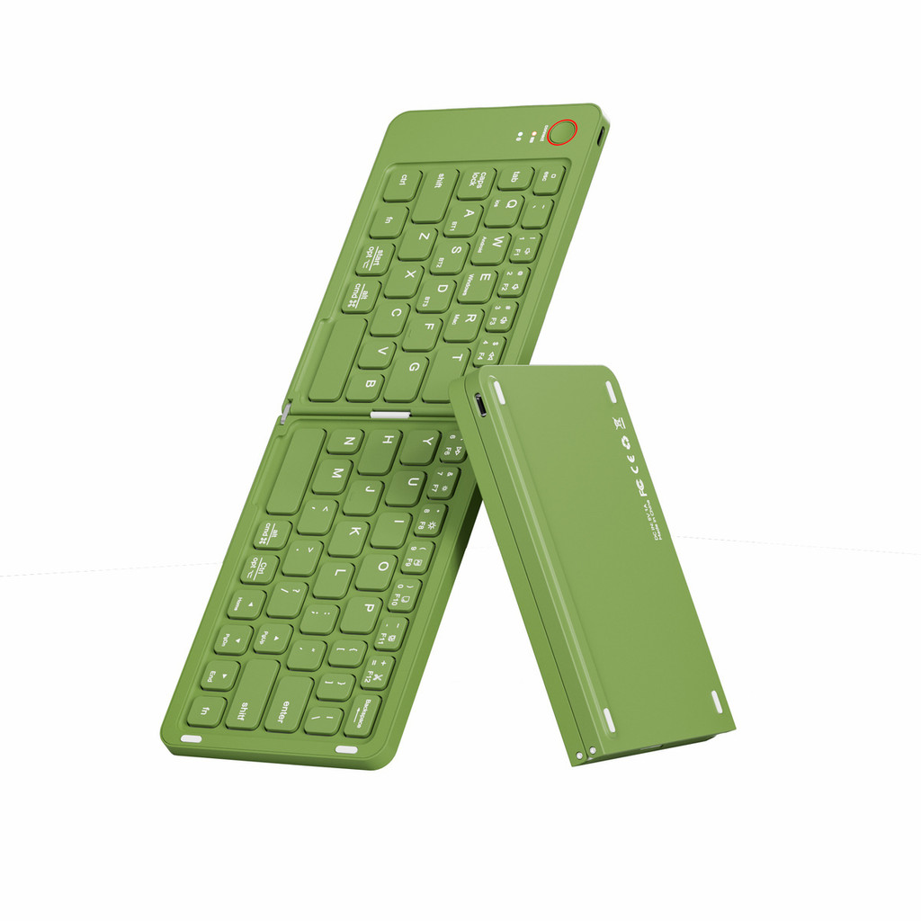 Wireless Folding Bluetooth Keyboard Mobile Office Mini-Portable Keypad ...