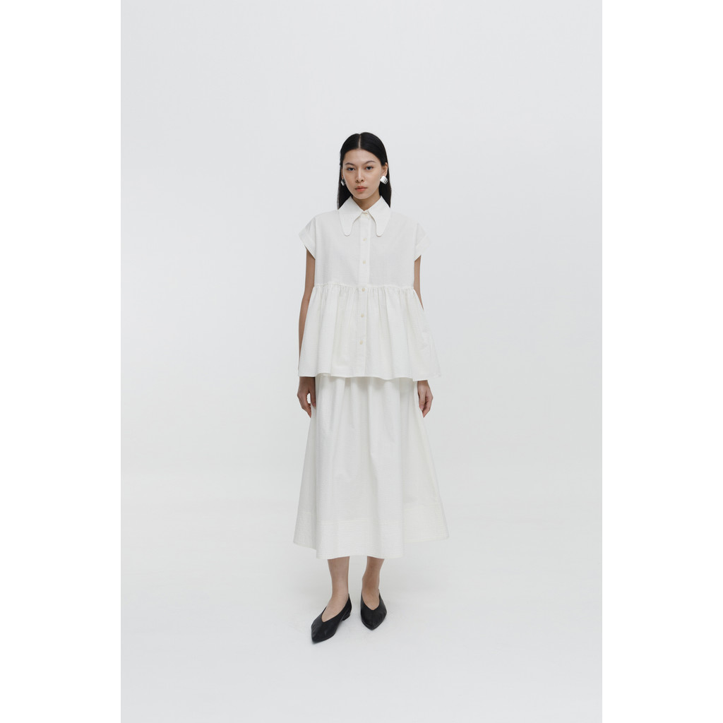 Kelly Top PAFON - Broken White | Shopee Philippines