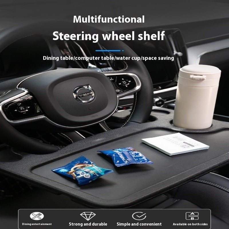 Car Portable Steering Wheel Table Car Computer Board Car Dining Table ...