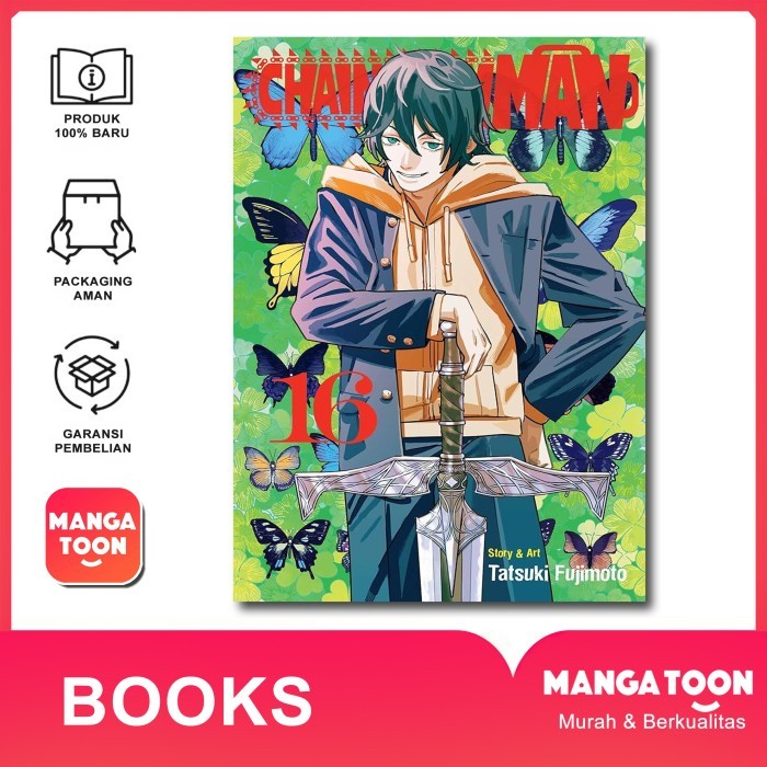 Chainsaw Man, Vol.16 by Tatsuki Fujimoto - MangaToon | Shopee Philippines
