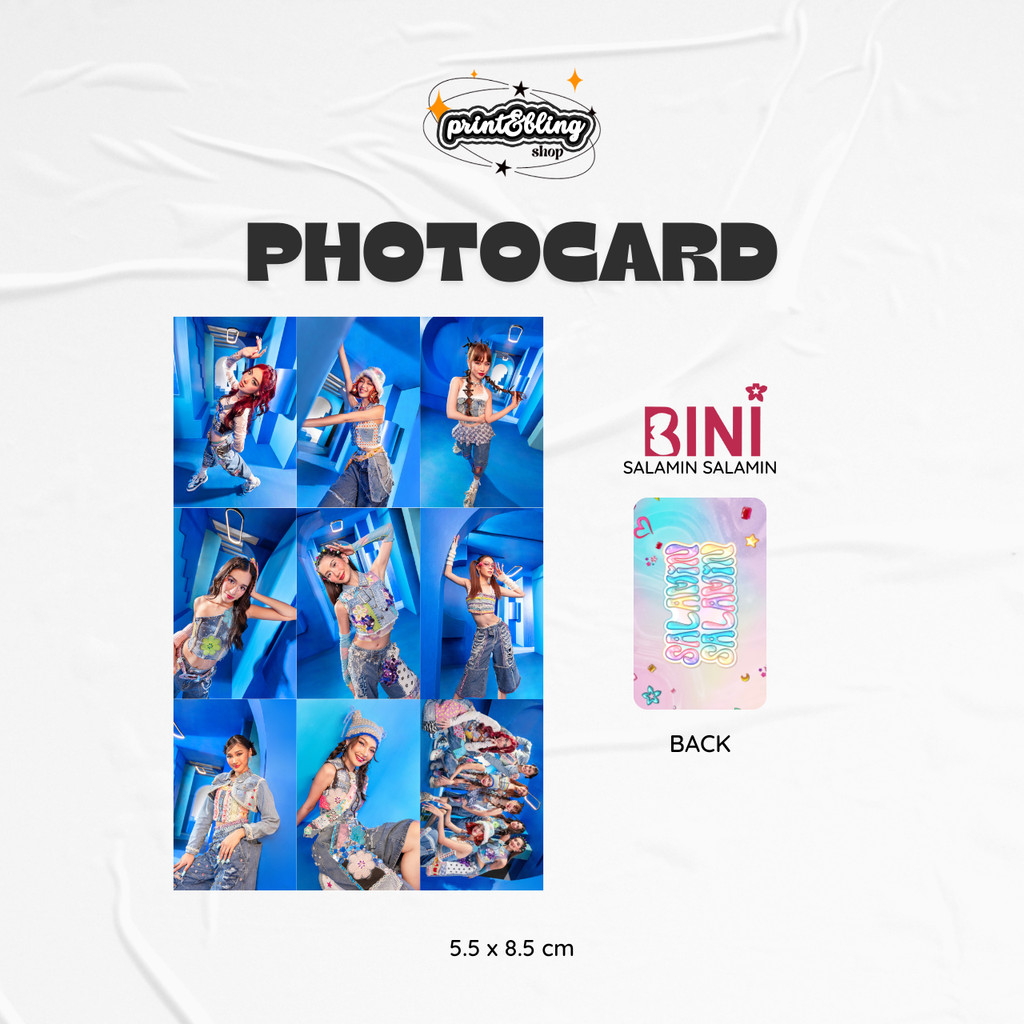 BINI Member Album Photocard Sets | AIAH COLET MALOI SHEENA JHOANNA GWEN ...