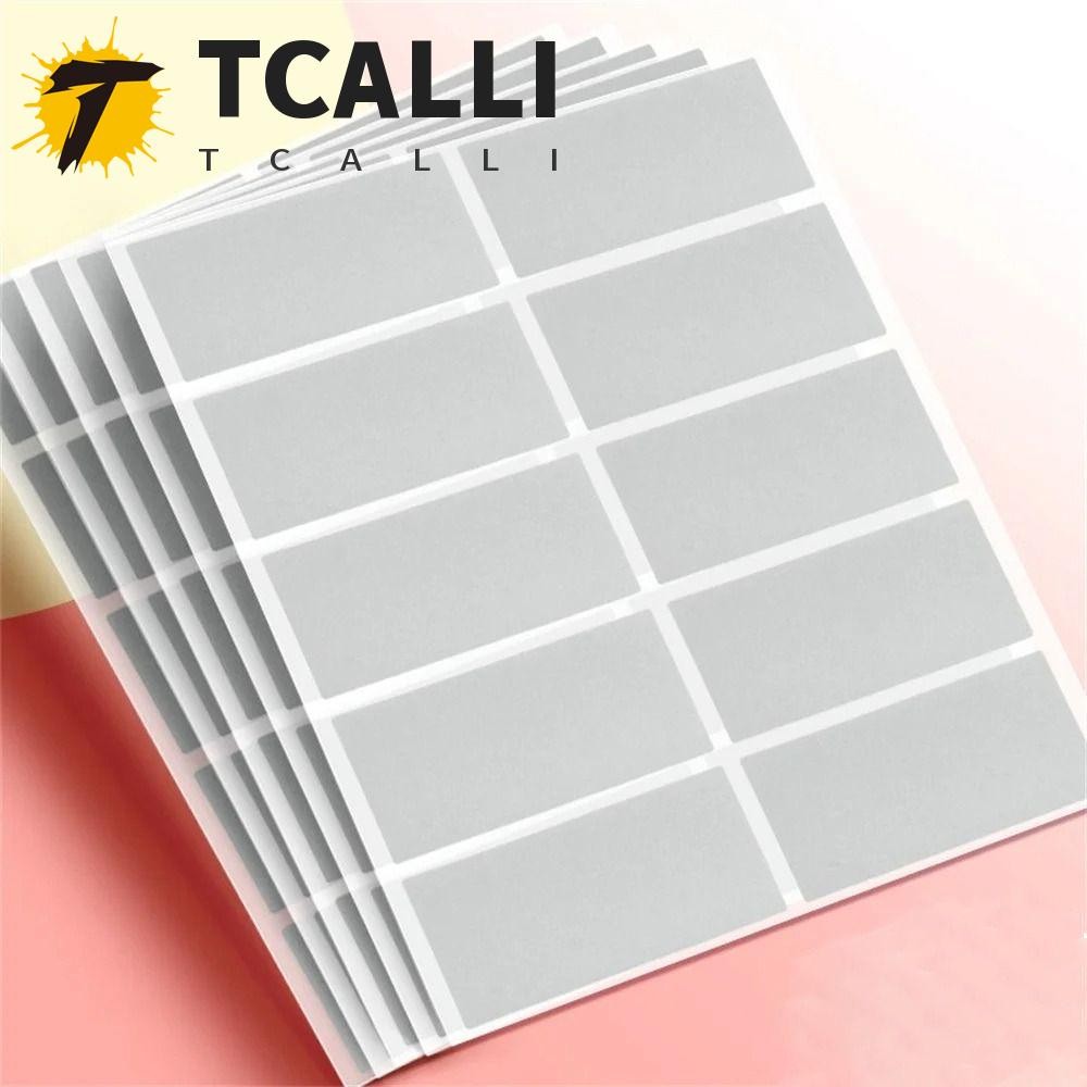 TCALLI 100pcs Scraping Stickers Scratch Cards, Rectangular Creative ...
