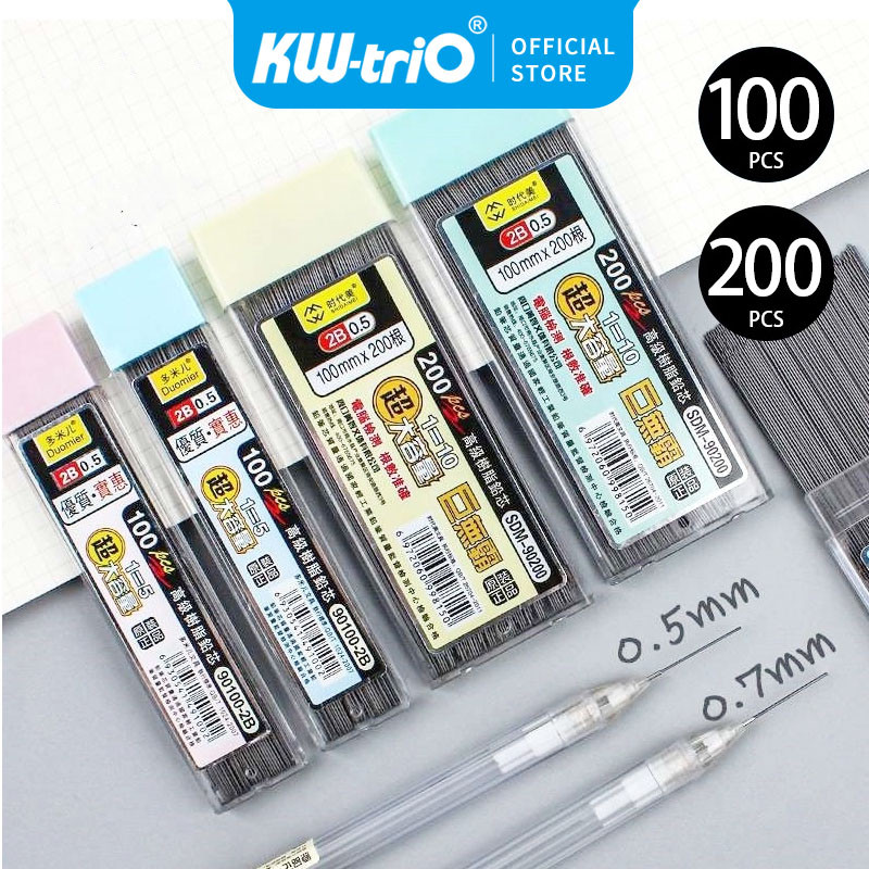HM70 Mechanical Pencil Refills 2B 0.5MM 100Pcs/200Pcs Pencil Refills ...