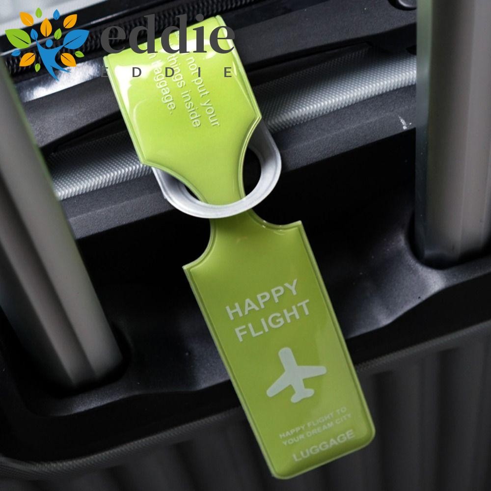 26EDIE PVC Luggage Tag, Boarding Pass Address Label Airplane Suitcase ...