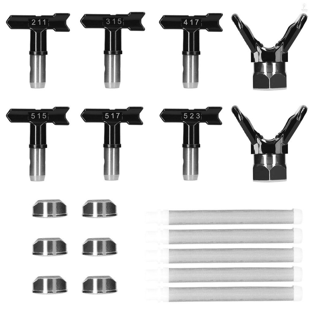 FLP Airless Paint Nozzles and Filters Set Reversible Spraying Machine ...