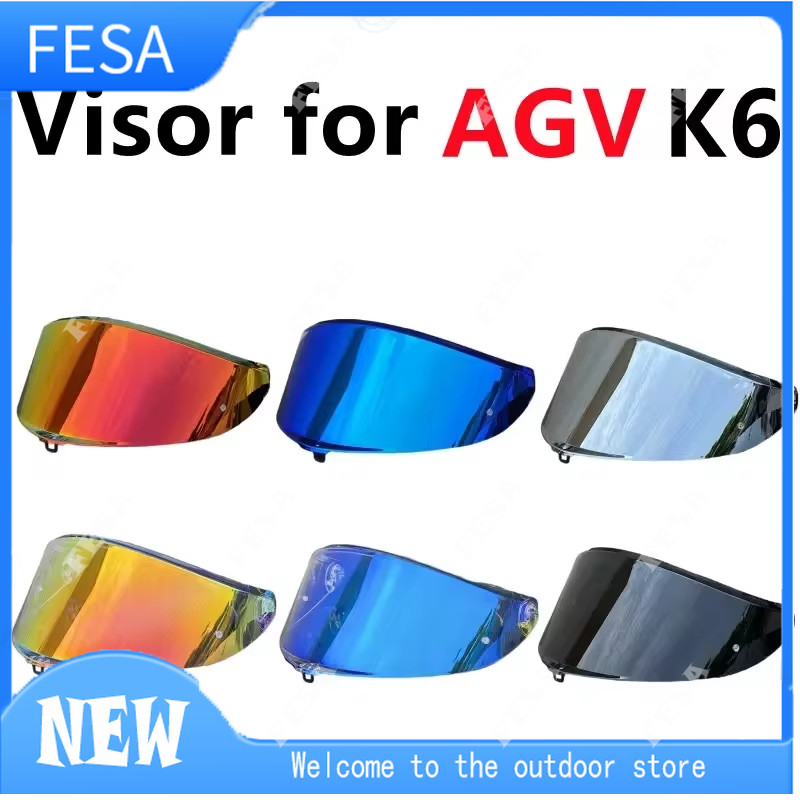 K6 Motorcycle Helmet Visor For AGV K6 K6S Casco Moto Windshield Helmets ...
