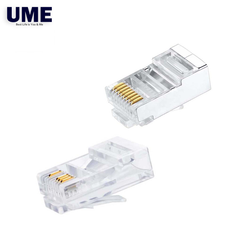 1PC, UME RJ45 CAT5 RJ-45 Modular Plug Internet Cable LAN Network ...