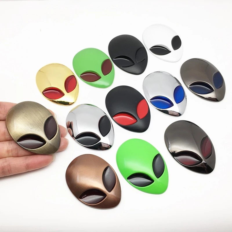 Large Alien Car Sticker Alienware logo Body logo Side logo Tail logo ...