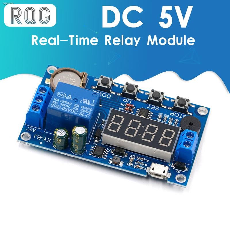 COD☆DC 5V Real time Timing Delay Timer Relay Module Switch Control Clock Synchronization ...