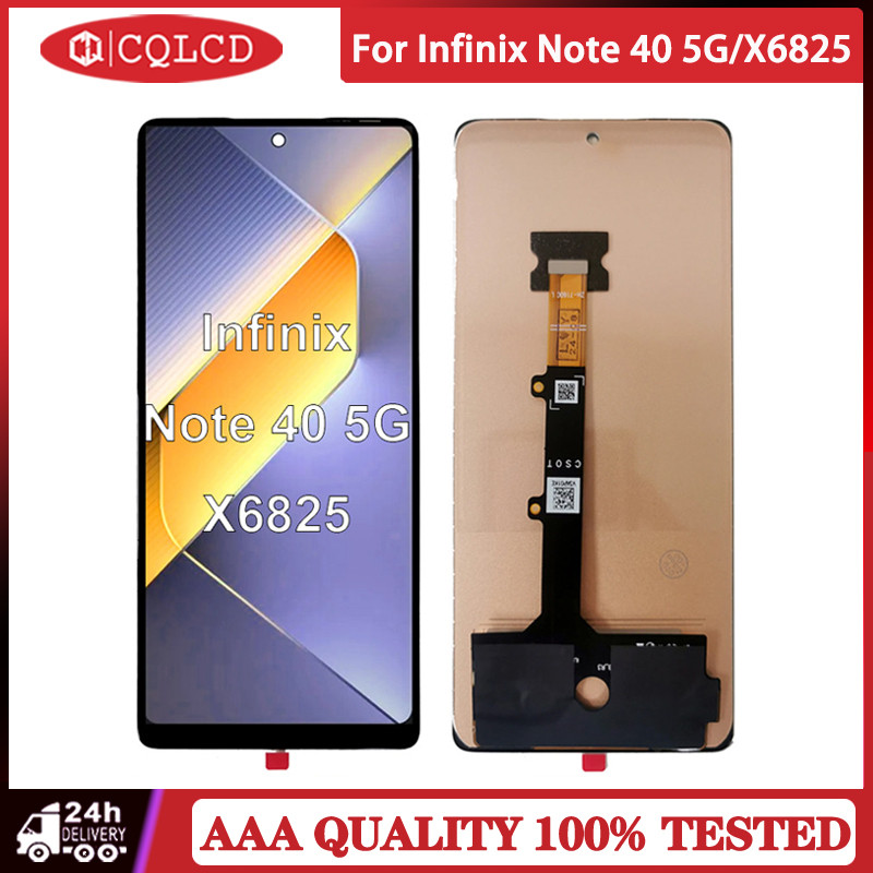 LCD Display For Infinix Note 40 5G X6852 Screen Touch Digitizer Sensor ...