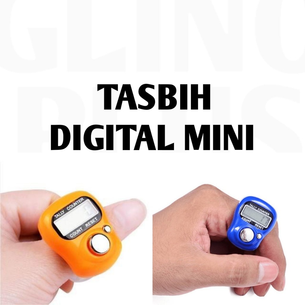 Digital Tasbih counting tool mini tally Counter Finger Counter Hand ...