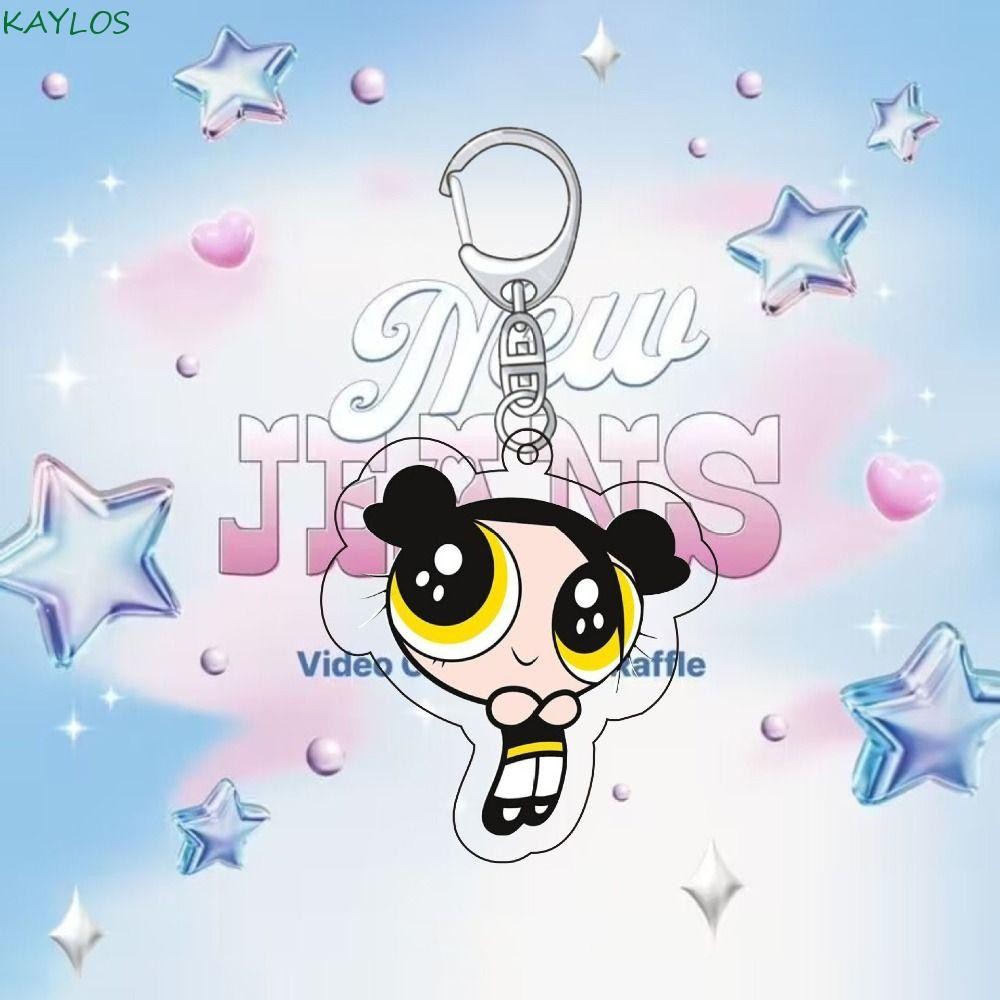 KAYLOS The Powerpuff Girls Keychain, Korean Style Minji NewJeans ...