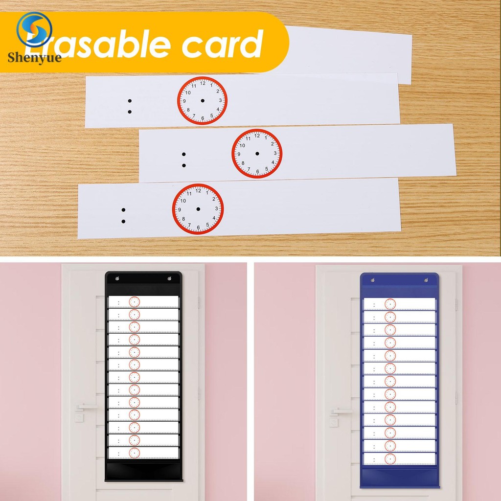Daily Schedule Pocket Chart Scheduling Pocket Chart with 18 Reusable ...