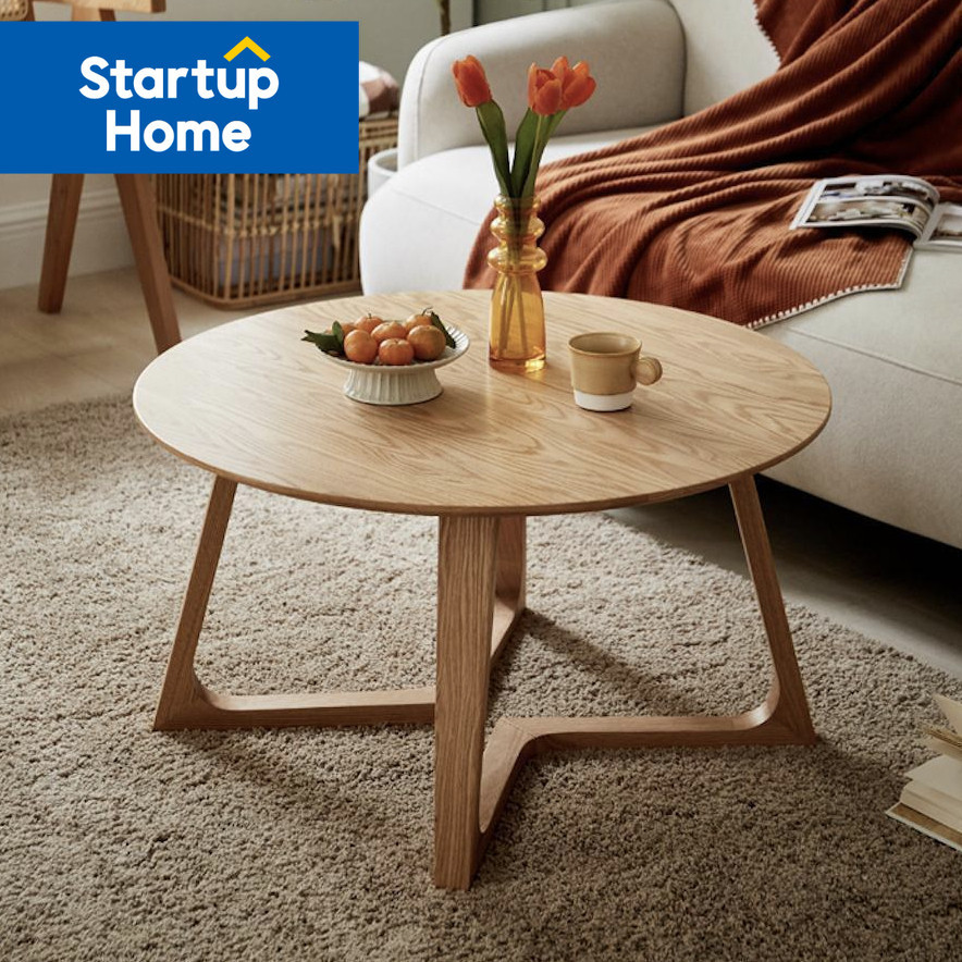 Nordic Coffee Corner Round Table with simple modern luxury design for ...