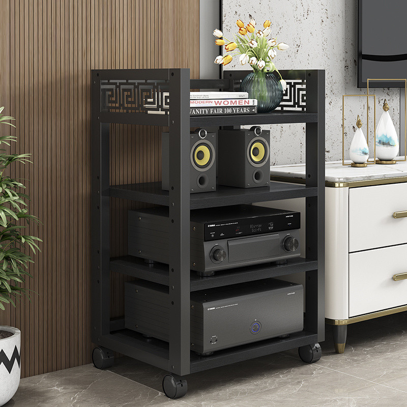 NewHIFIMulti-Layer Amplifier Cabinet Sound Tripod Storage Rack Open ...